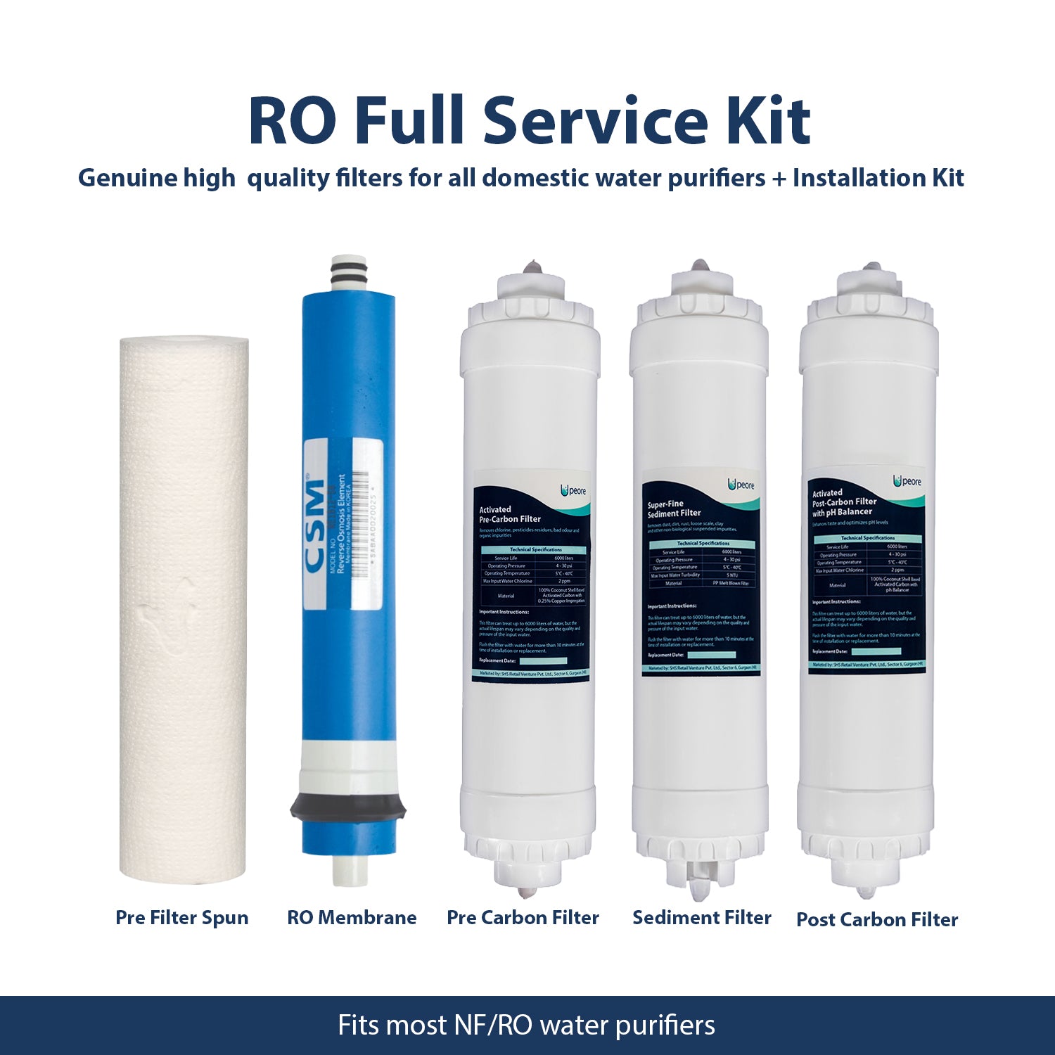 RO Full Service Kit – Peore